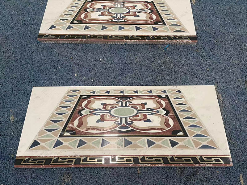 China Natural Stone Waterjet Marble for Floor/Flooring/Wall/Kitchen ...